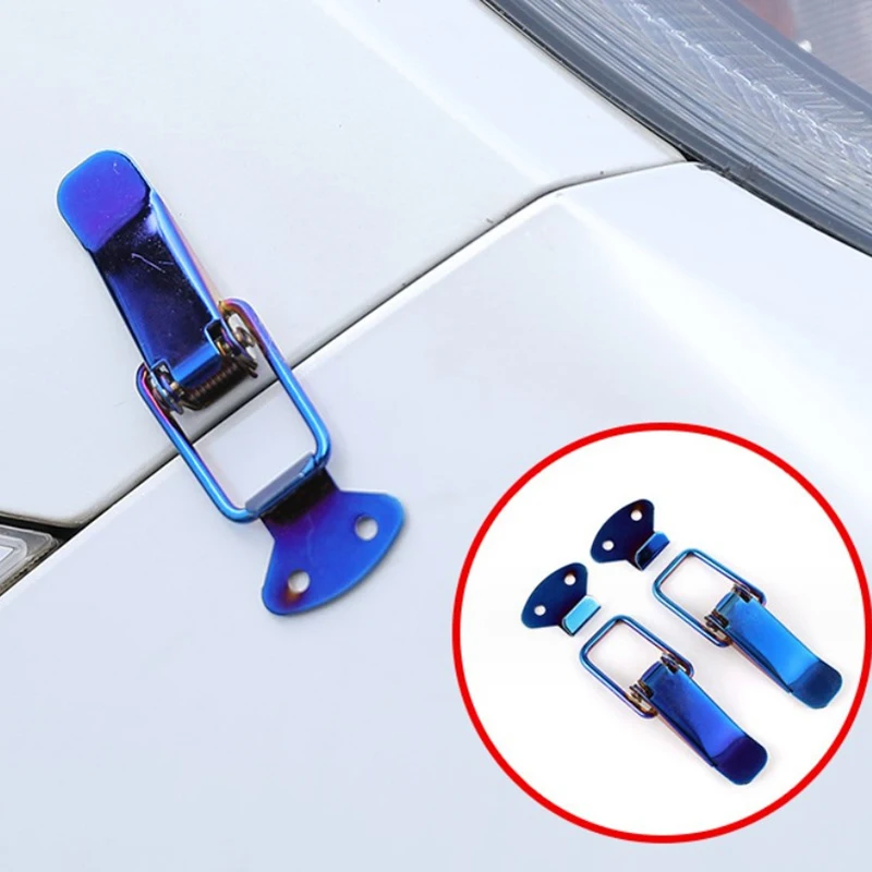 2PCS-set-Quick-Release-Fasteners-Car-Bumper-Security-Hook-Lock-Clip-Kit ...