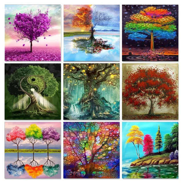Unique Tree Paintings