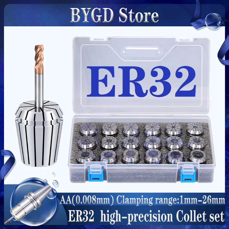 BYGD-high-precision-ER32-collet-ER32-chuck-set-made-of-65Mn-spring ...