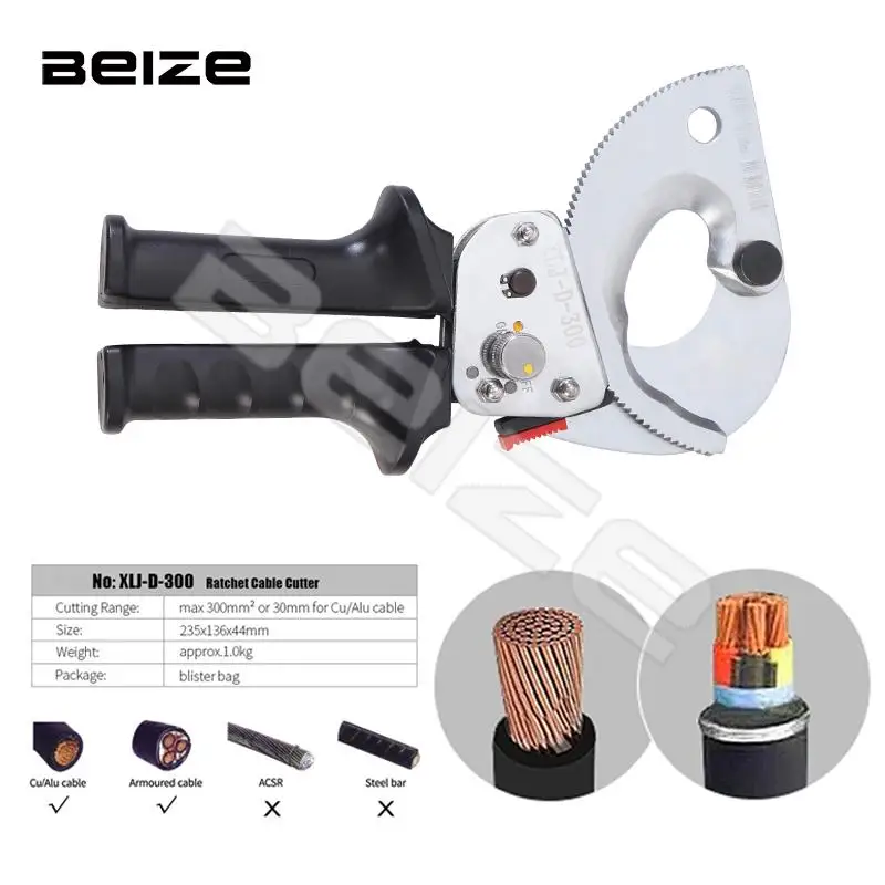 Ratchet Cable Cutter Is Suitable For 300mm Copper/aluminum Cable ...