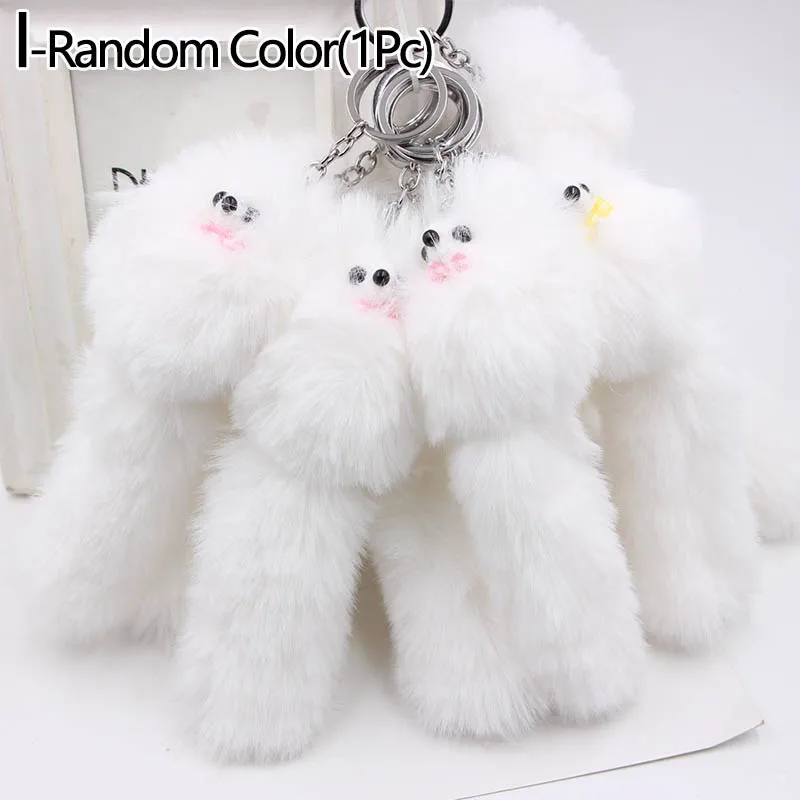 Simulation-Fox-Fur-Pompon-Keychain-Fluffy-Plush-Animal-Cute-Cartoon ...