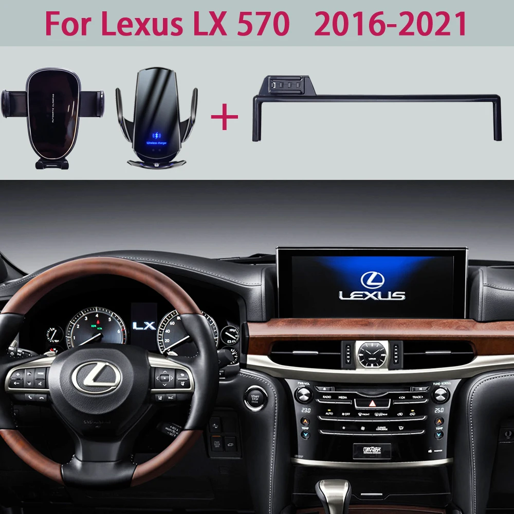 Car-Phone-Holder-For-Lexus-LX-570-J200-2016-2017-2019-2020-2021-Screen ...