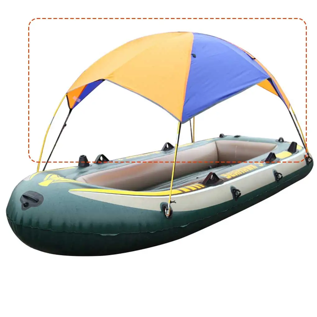Boat Canopy Sun Shade Rain-proof Shelter Inflatable Canoe Ship Yacht ...