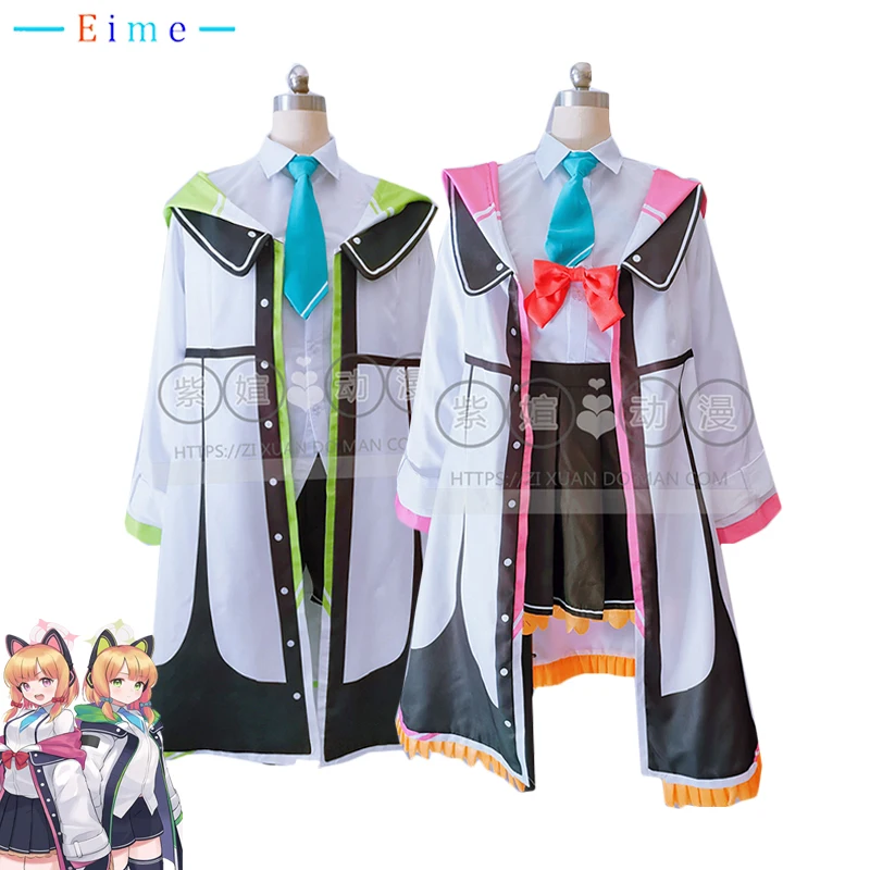 Game Blue Archive Saiba Midori Momoi Cosplay Costume Women Cute Party ...