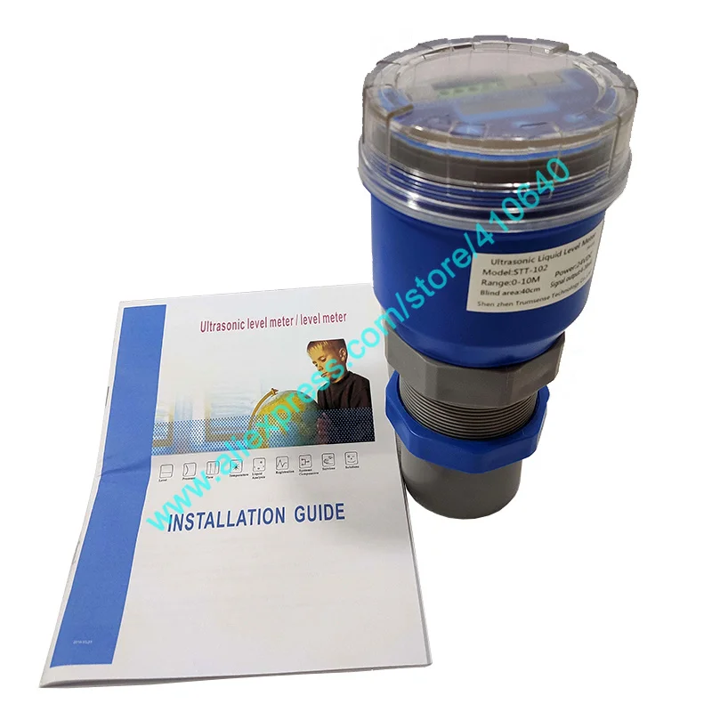 Ultrasonic Level Meter LED Display Ultrasonic Sensor Non contact Level ...
