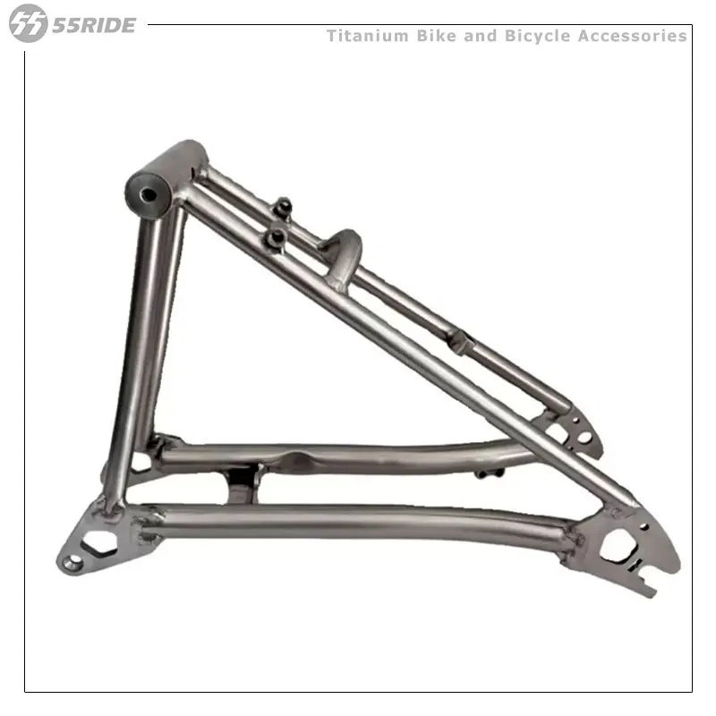 Titanium-Collapsible-Bike-Rear-Frame-P-Line-C-Brake-112mm-Hub-Folding ...