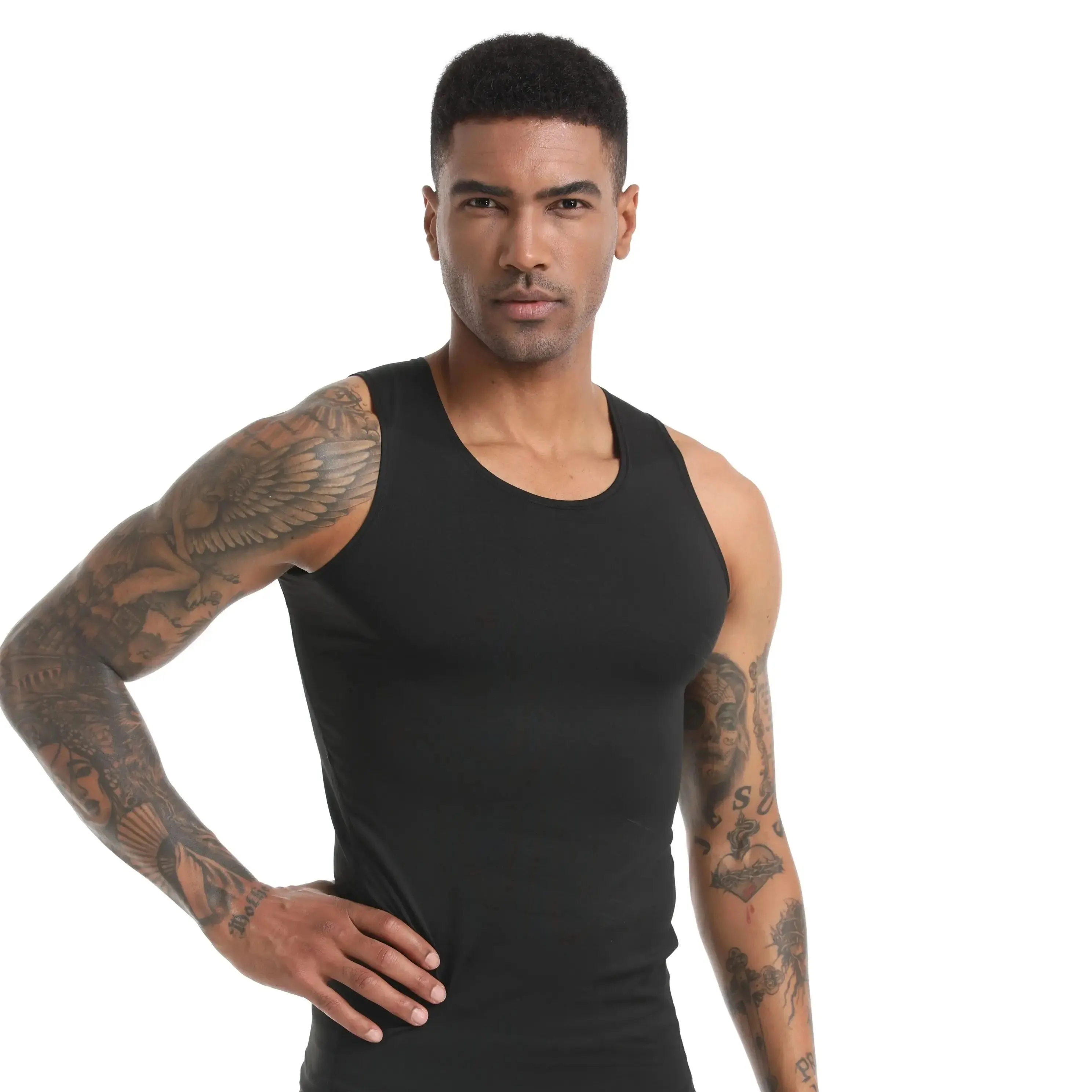 Men-s-Sleeveless-Fitness-Tight-Quick-Drying-Training-Vest-Breathable ...