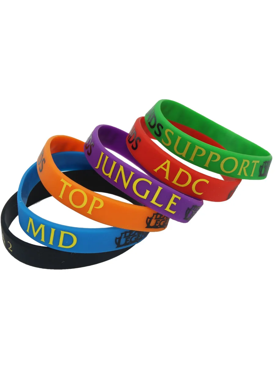 1PC-Game-Bracelet-Wristband-Silicone-with-ADC-JUNGLE-MID-SUPPORT-DOTA-2 ...