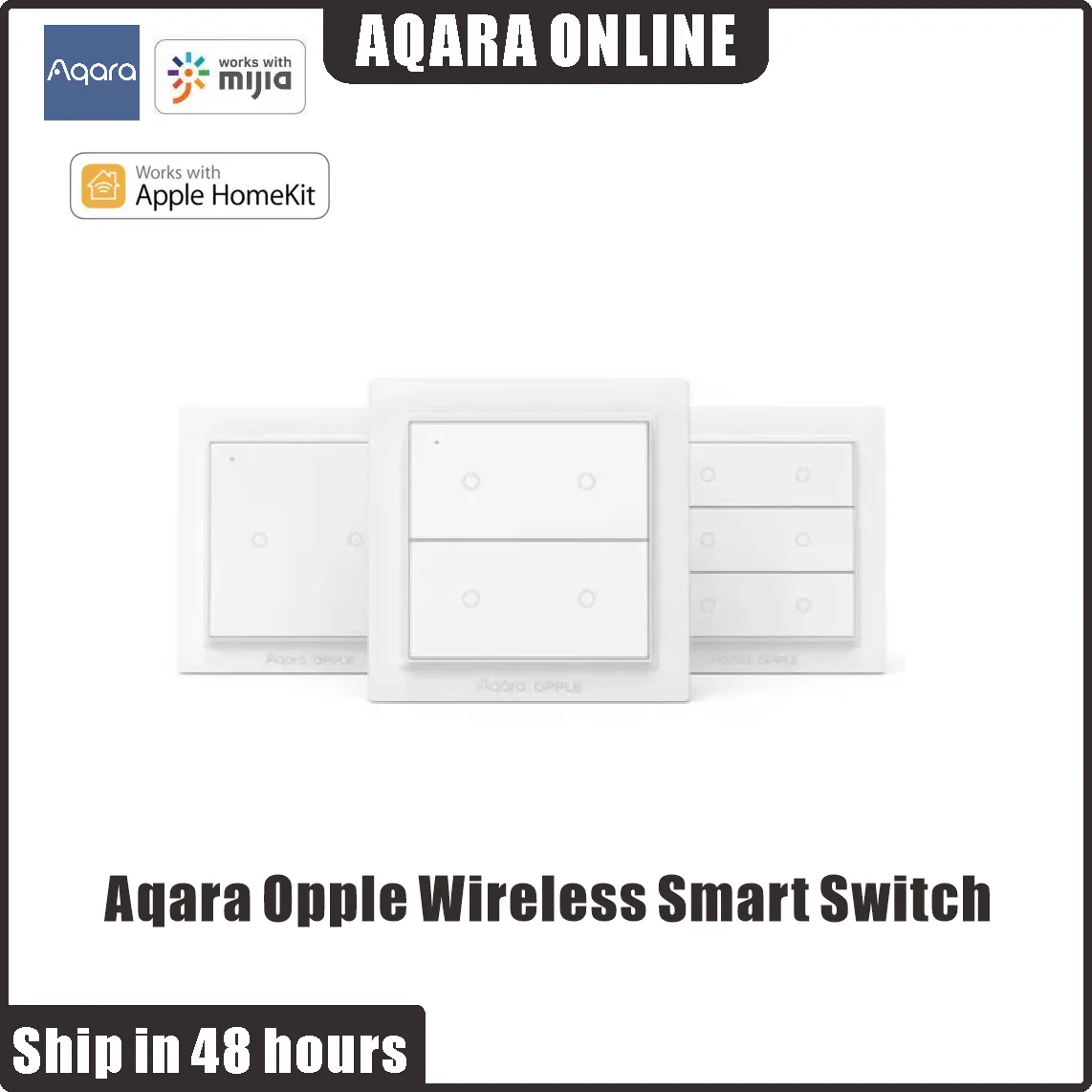 New-Aqara-Opple-Wireless-Smart-Switch-No-Wiring-Required-Work-With ...