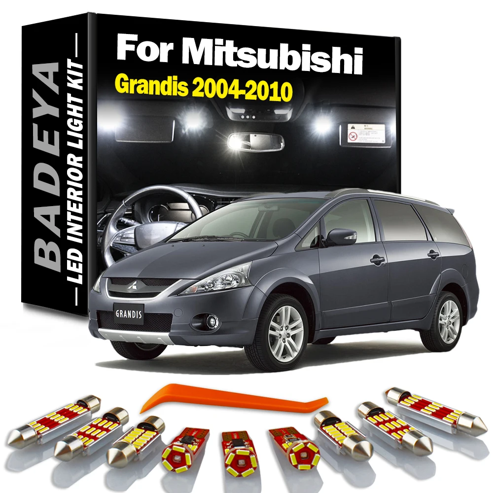BADEYA-16Pcs-Canbus-LED-Interior-Map-Dome-Lights-Kit-For-Mitsubishi ...