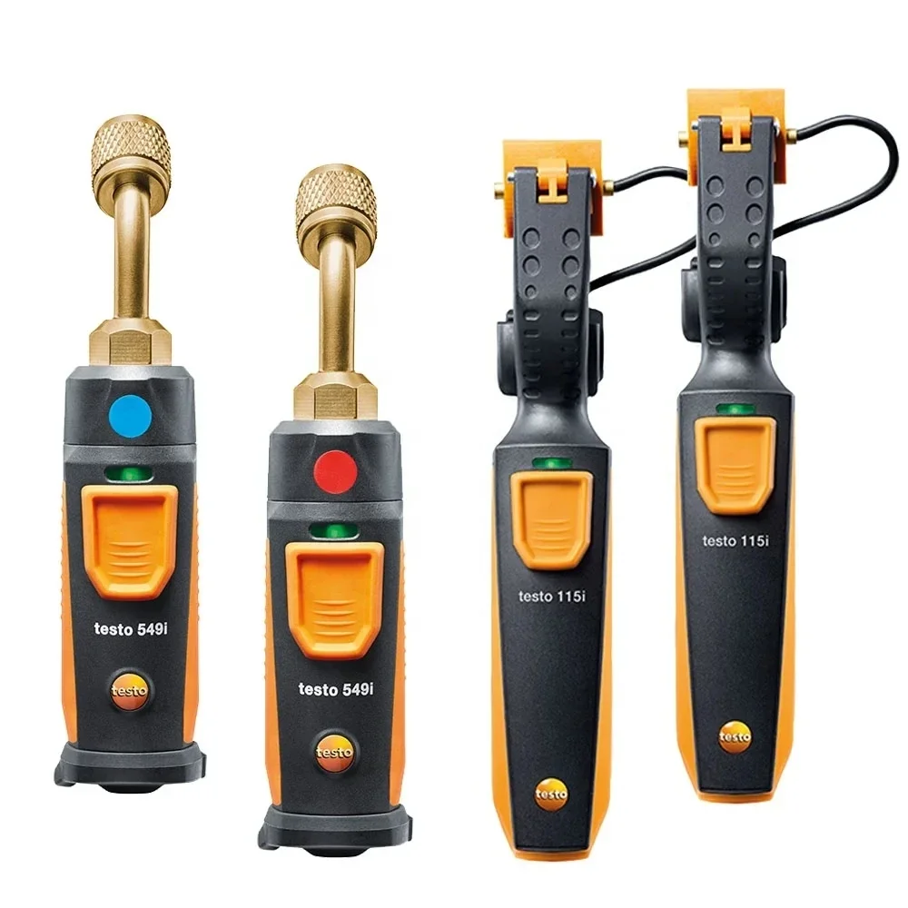 Testo-549i-e-115i-Manifold-Digital-Medidor-de-alta-press-o-Pipe-clamp ...