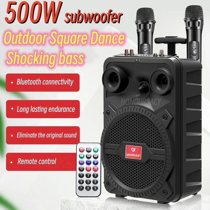 500W-High-power-Bluetooth-Square-Dance-Rod-Speaker-with-High-Volume-Dual-Wireless-Mic-Outdoor ...