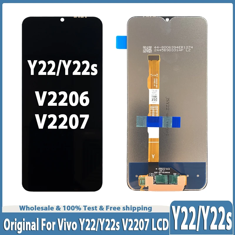 Pantalla LCD de 6,55 pulgadas para Vivo Y22 V2207, montaje de ...