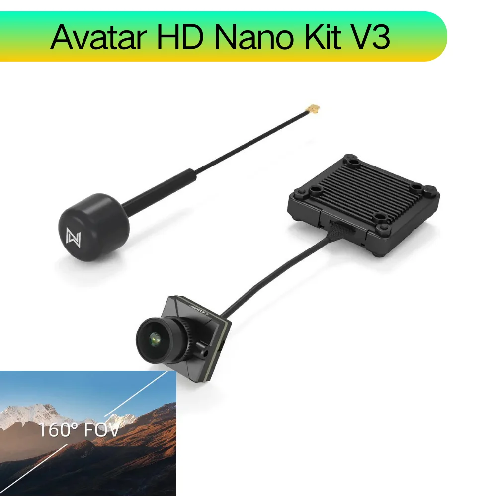 Caddx-Walksnail-Avatar-HD-Nano-Kit-para-Drone-FPV-1080P-60fps-FOV160 ...