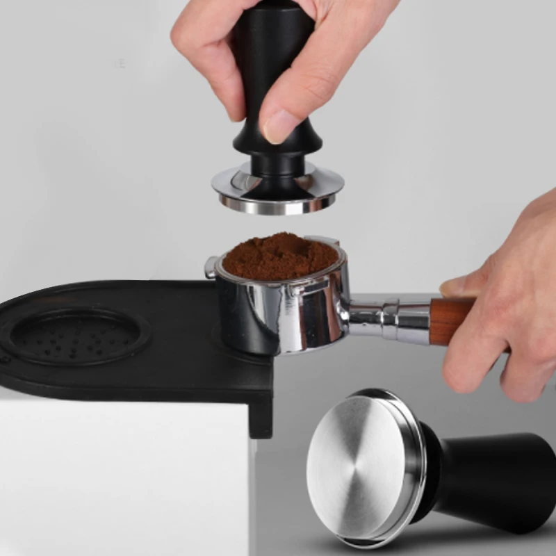 Coffee Tampers with Spring Loaded Espresso Stainless Steel Tamper, 51 ...