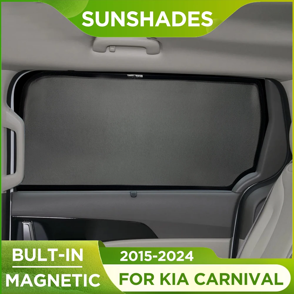Magnetic-Car-Rear-Window-Sunshades-For-KIA-Carnival-KA4-2021-2024 ...