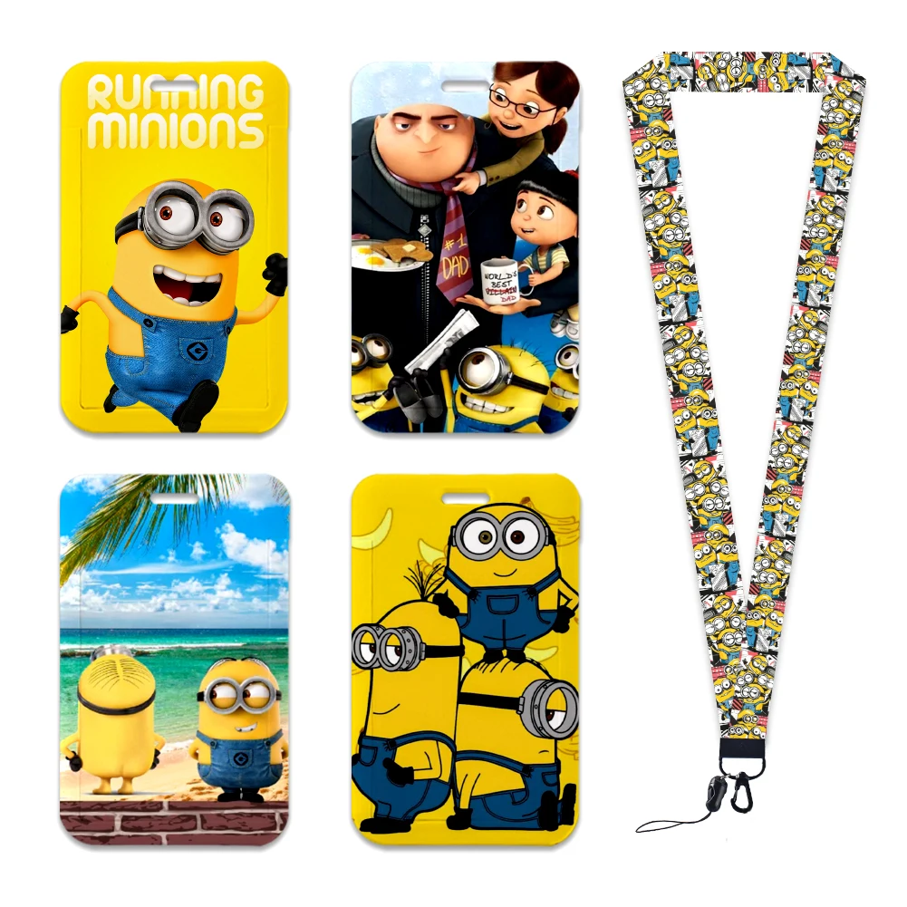 Minions-Cute-Fanny-Design-Work-Card-Holder-Work-Permit-Name-Badge-with ...