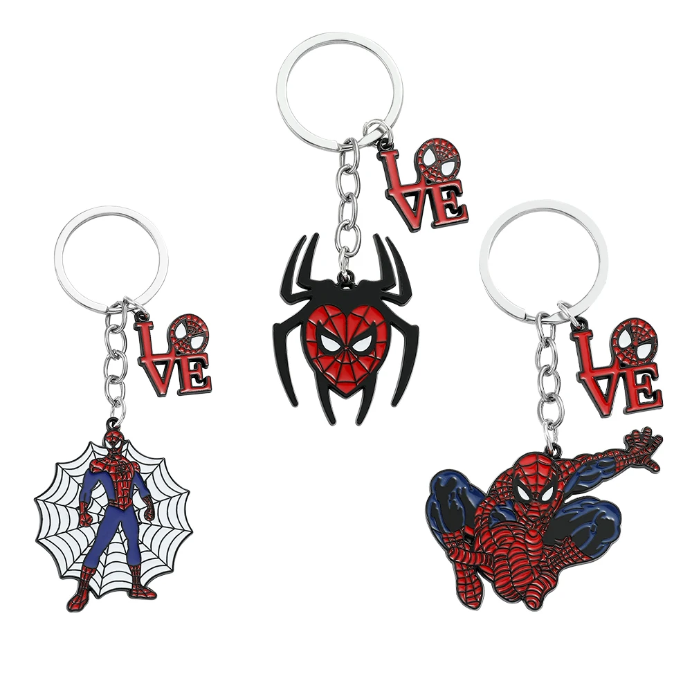 Superhero-Spiderman-Model-Keychain-Marvel-The-Avengers-Spider-Man ...