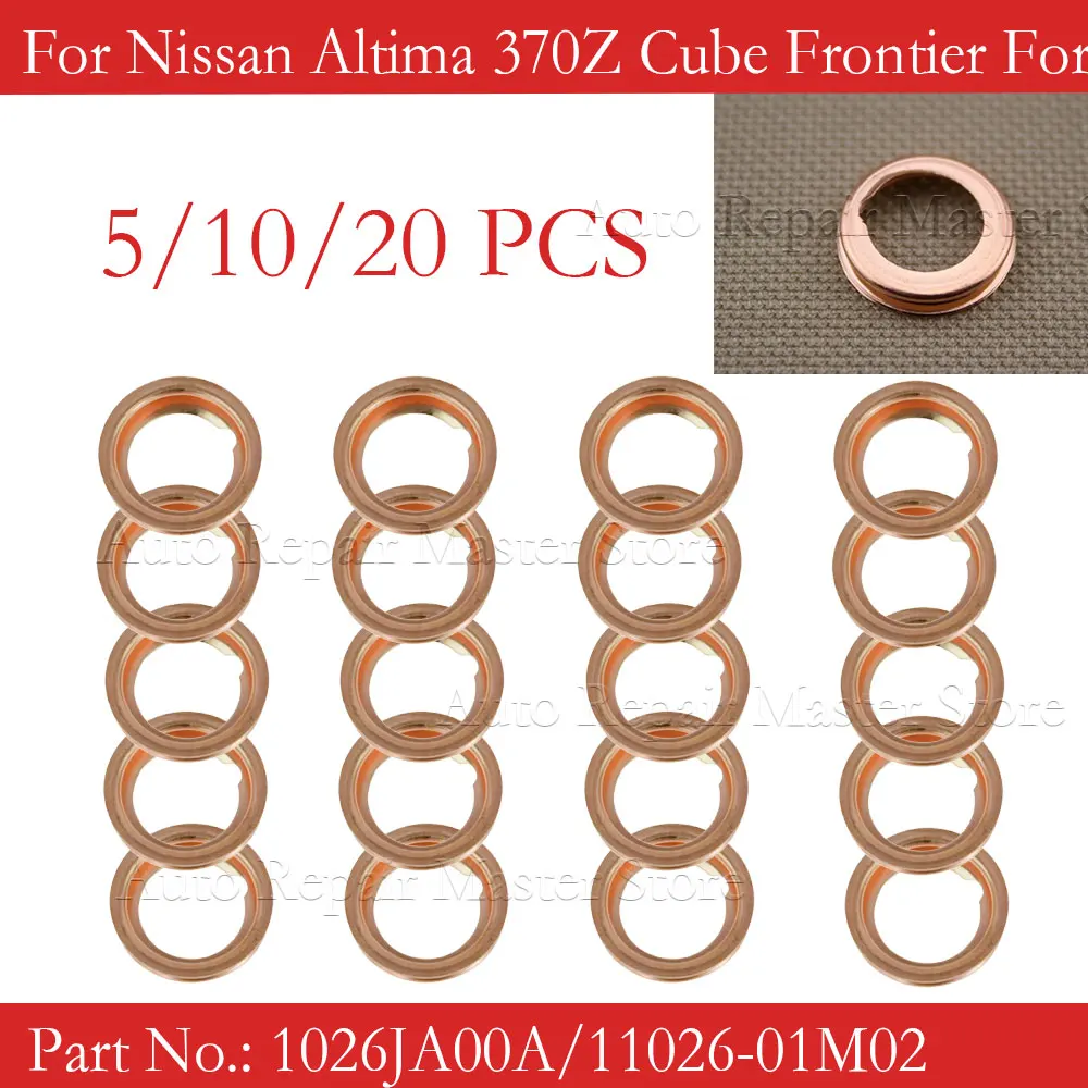 11026-JA00A-1102601M02-5-10-20PCS-Car-Oil-Drain-Plugs-Washers-Gaskets ...