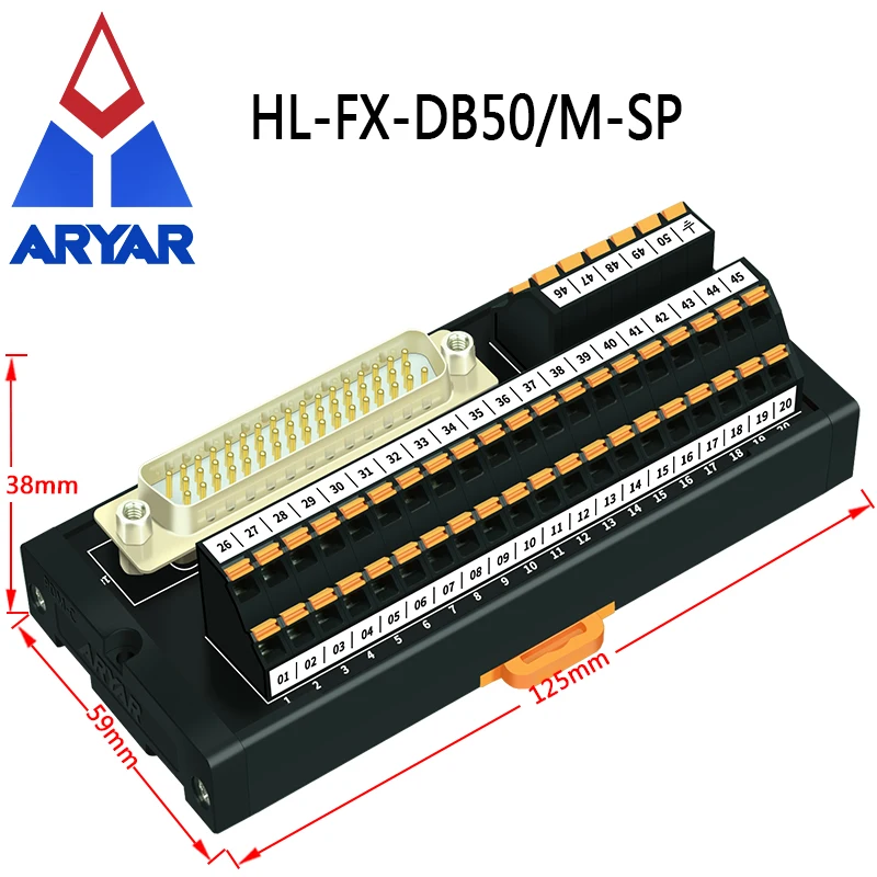 Quick-Wiring-DB50-D-Sub-DIN-Rail-Mount-Interface-Module-DB50-Spring-Terminal-Block-Splitter.jpg