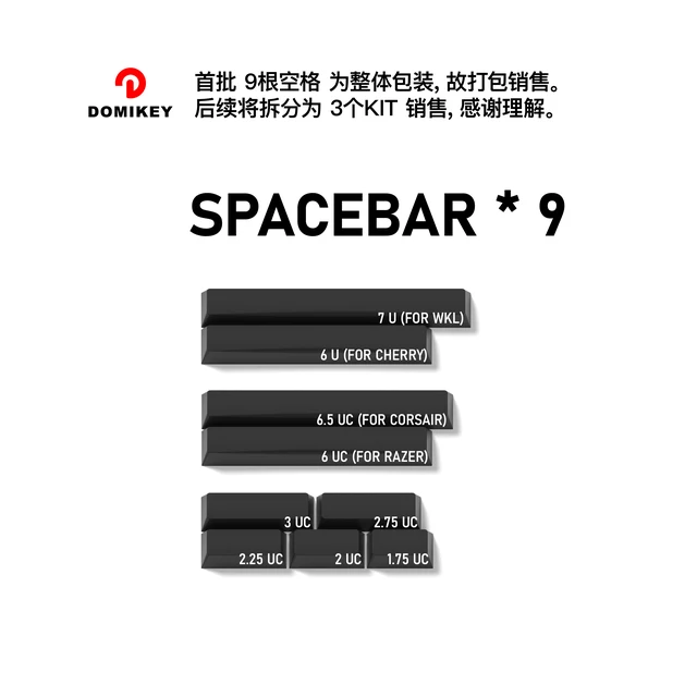 Cherry profile Domikey WOB Doubleshot ABS Keycaps Triple shot Japanese ...