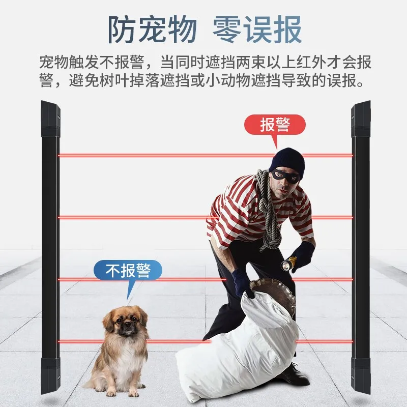 Infrared Wireless Grating Door and Window Anti-Theft Alarm Fence Indoor ...