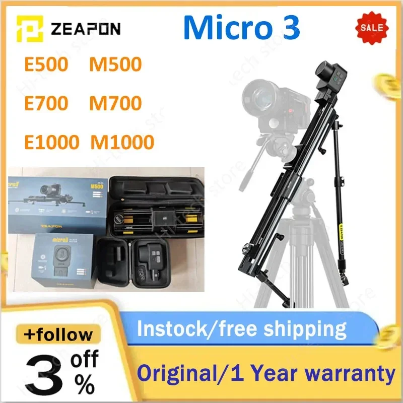 Zeapon-Micro-3-E500-E700-E1000-M500-700-1000-Motorized-Camera-Slider ...
