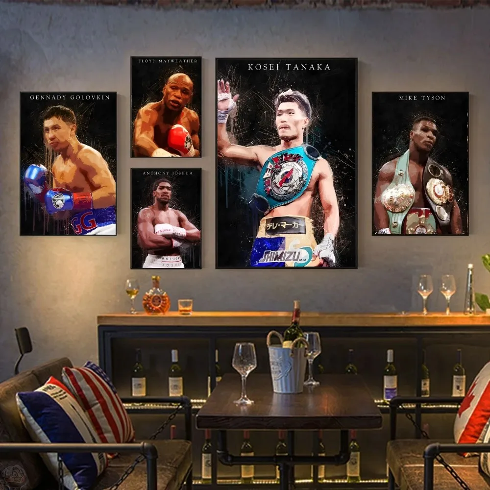 Boxers-Mike-Tyson-Manny-Pacquiao-Painting-Boxing-Art-Posters-And-Prints ...