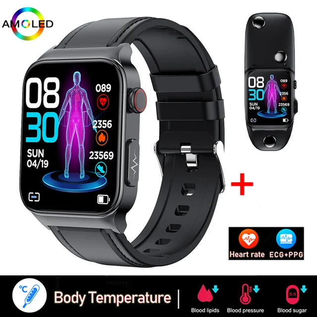 New ECG+PPG Smart Watch Men Laser Treatment Of Hypertension ...