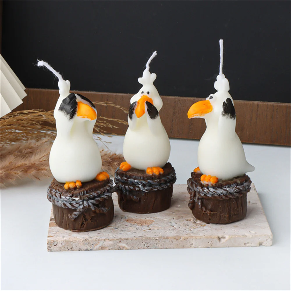 New Woodpecker Bird Candle Silicone Mold for Handmade Chocolate ...