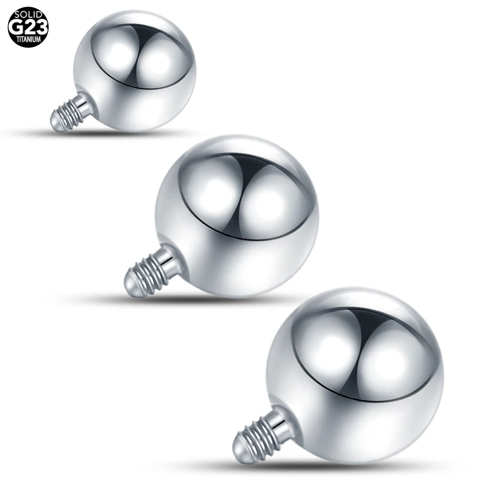 10Pcs-50Pcs-G23-Titanium-Internally-Threaded-Replacement-Balls-for ...