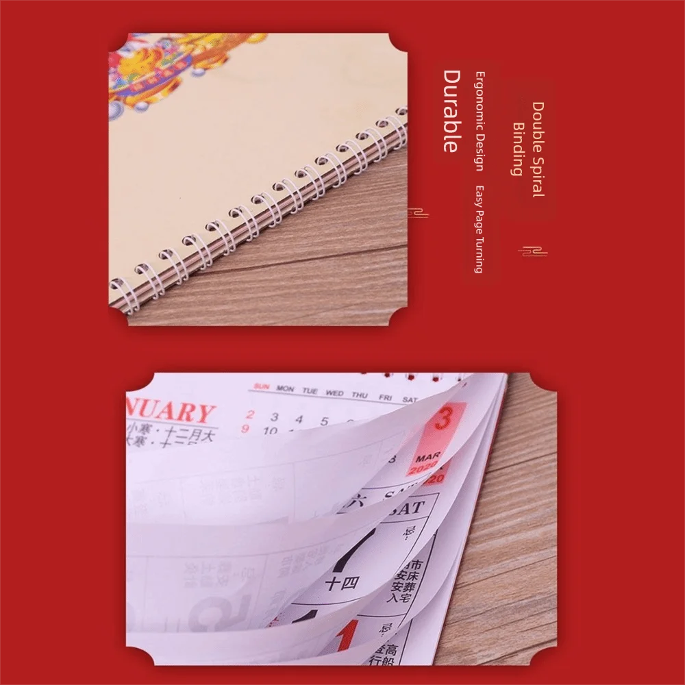 Simple 2026 Year The Horse Wall Calendars Coil Paper Tear Off Daily ...