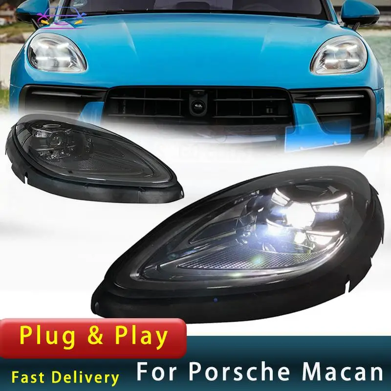 Cay-Headlight-for-Porsche-Macan-2014-2019-958-LED-Upgrade-Matrix ...