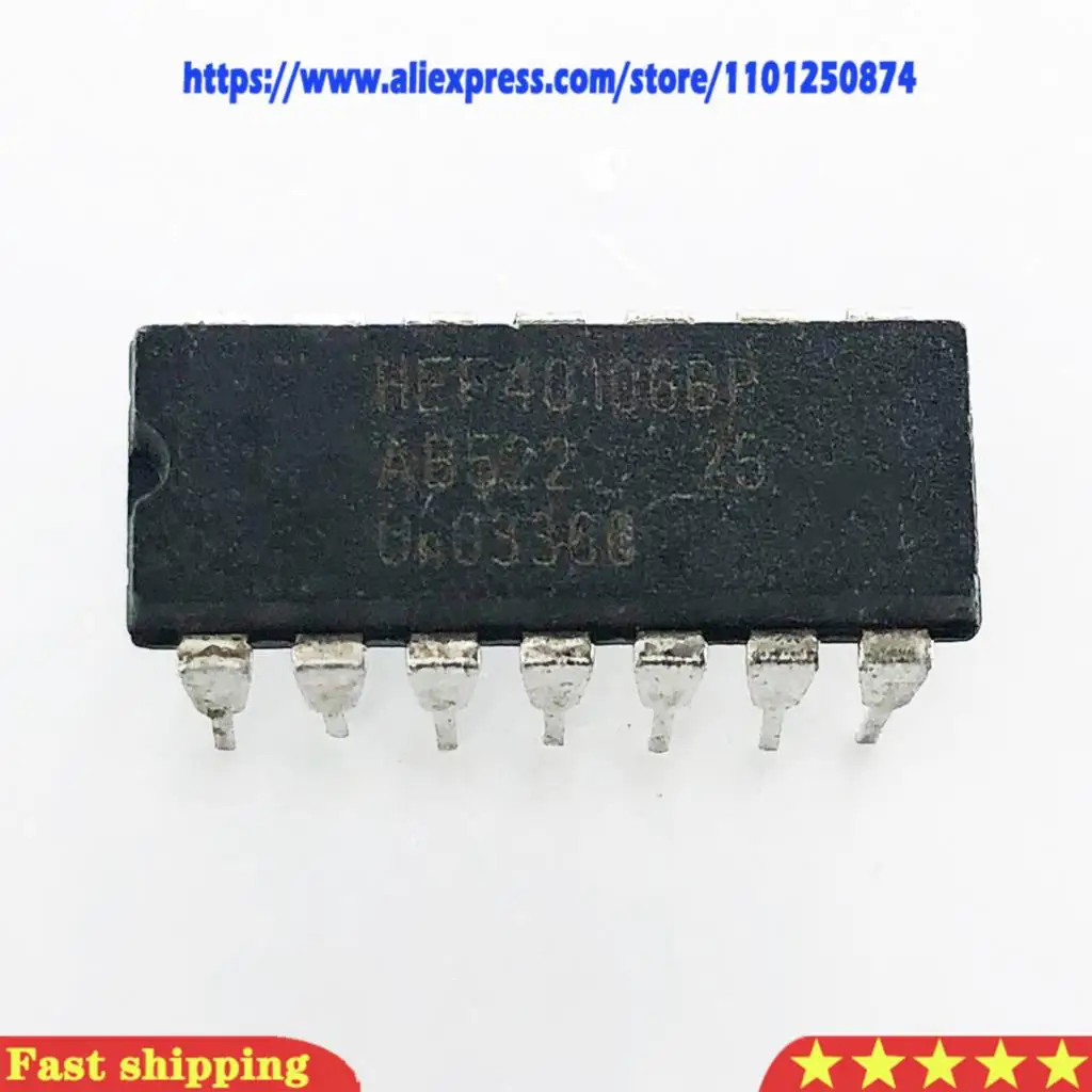 10pcs Cd40106be Cd40106 Dip Dip-14 Cd40109be Cd40109 Cd40174be Cd40174 ...