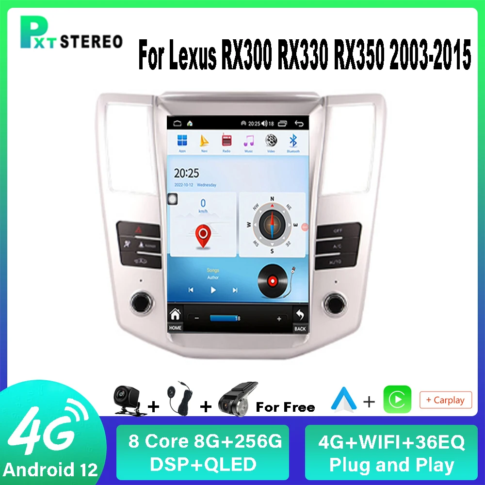 Pxton-For-LEXUS-RX330-RX300-RX350-RX400-RX450-2004-2008-Android-Car ...