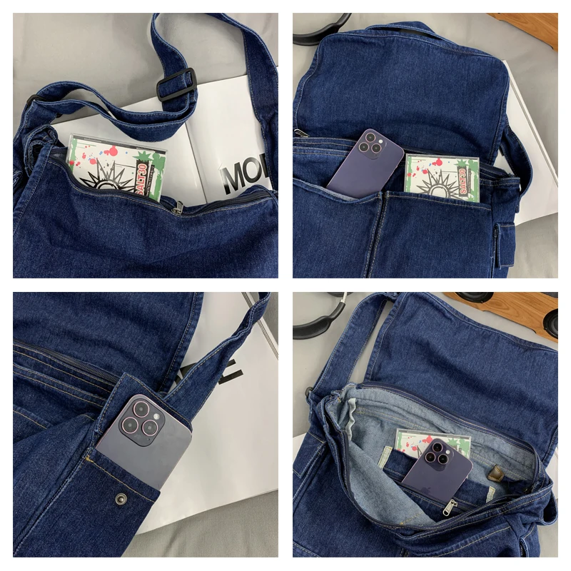 Tas Kick Denim Merah
