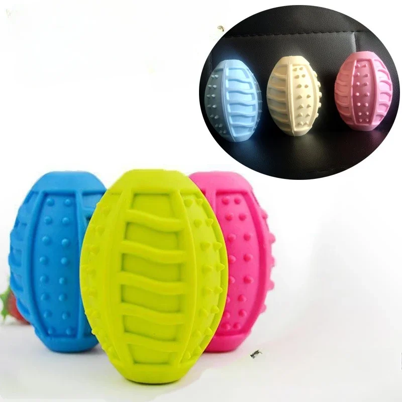 Rubber Toys Dog Chew Cleaning Teeth Ring The Bell Vocalize Toy Puppy ...
