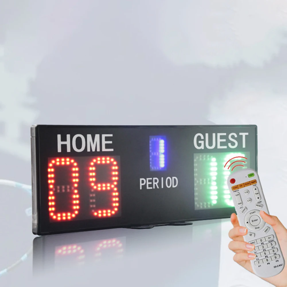 Remote-Control-Basketball-LED-Scoreboard-Electronic-Scoreboard-Portable ...