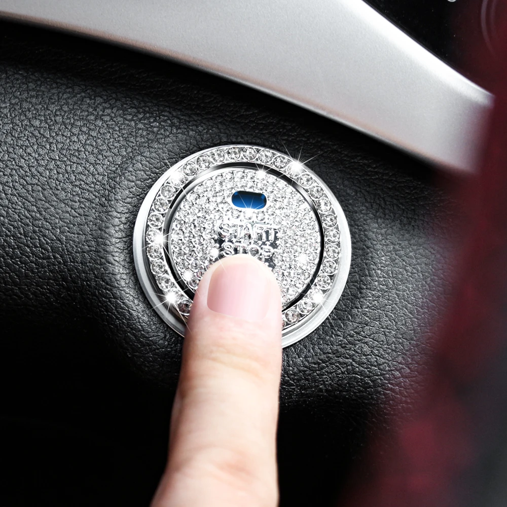 Car-Engine-Ignition-Start-Button-Decor-Ring-Crystal-Sticker-for-Volvo ...