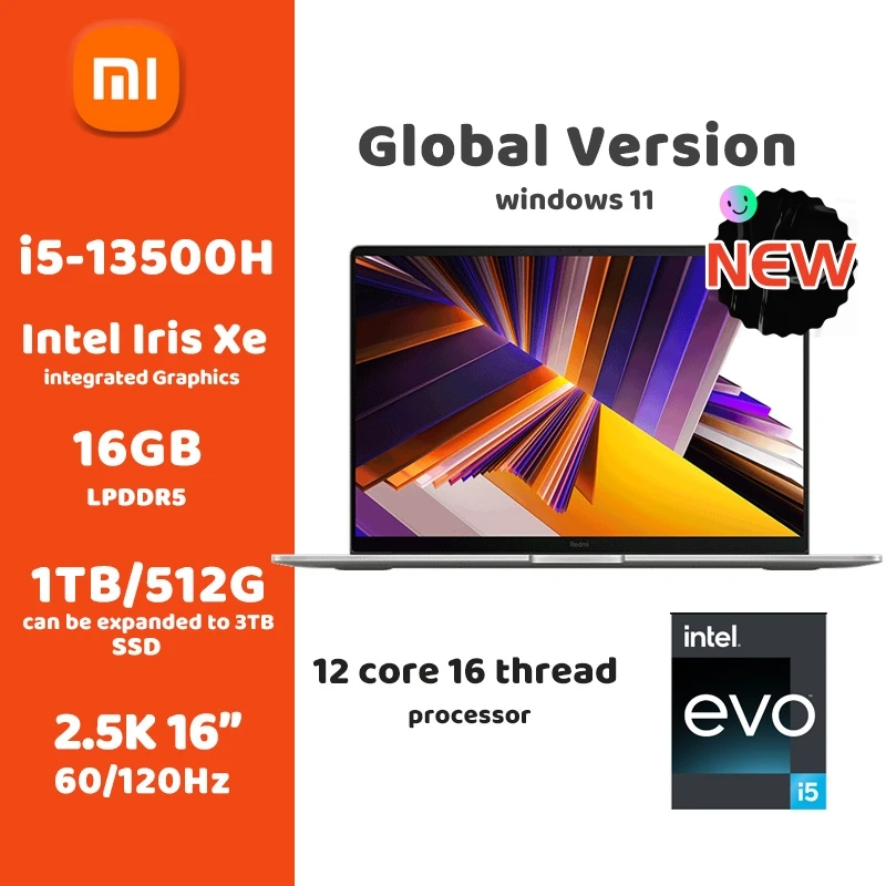Xiaomi-ordenador-port-til-Redmi-Book-16-Notebook-con-Intel-Core-i5 ...