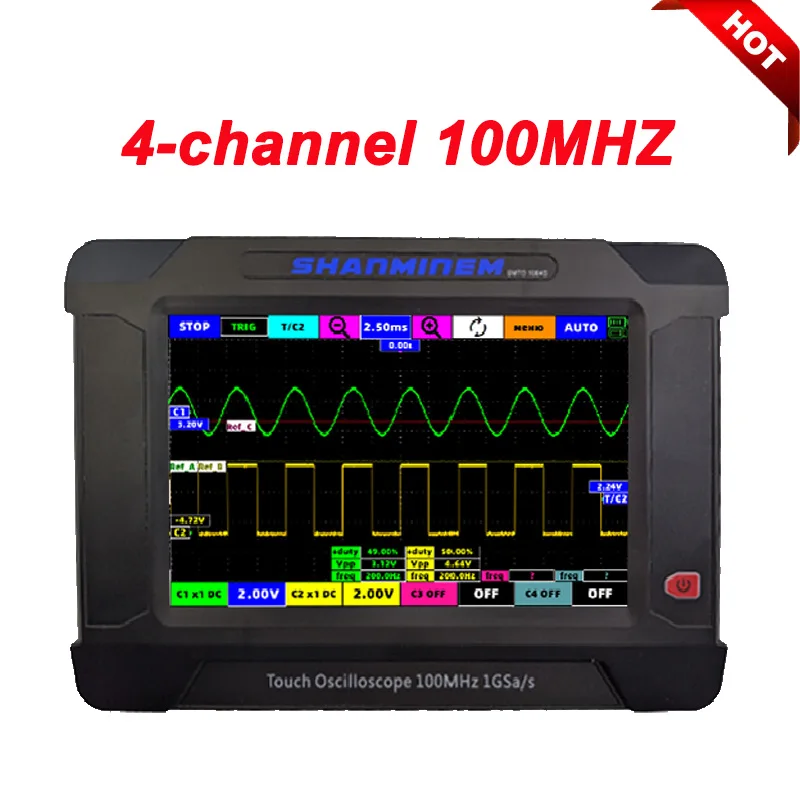 SMTO1004S-Touch-Screen-Four-Channel-Oscilloscope-Dual-Channel-Signal ...