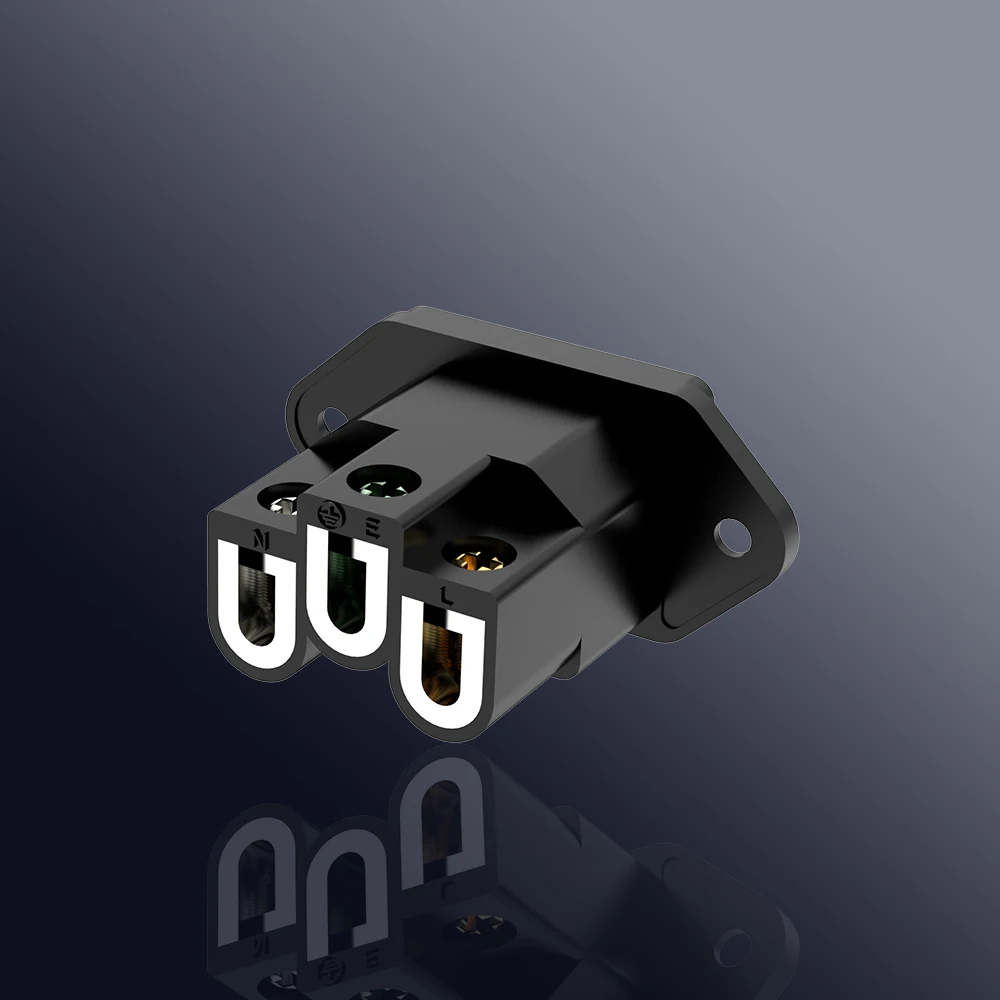 Viborg-Black-Audio-Grade-VI06BR-Pure-Copper-Rhodium-Plated-IEC-Inlet ...