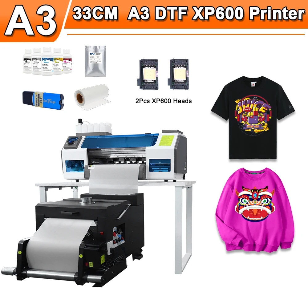 티셔츠 후드용 DTF 프린터, DTF 전사 필름 프린터, 33cm, A3 티셔츠 인쇄기| | - AliExpress