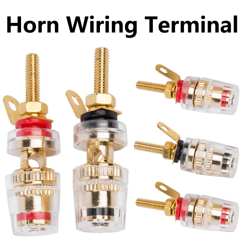 10Pcs-Set-Gold-Plated-4mm-Speaker-Terminal-Binding-Post-Banana-Plug ...