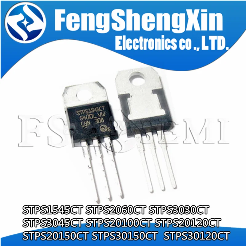 10pcs-STPS1545CT-STPS2060CT-STPS3030CT-STPS3045CT-STPS20100CT ...