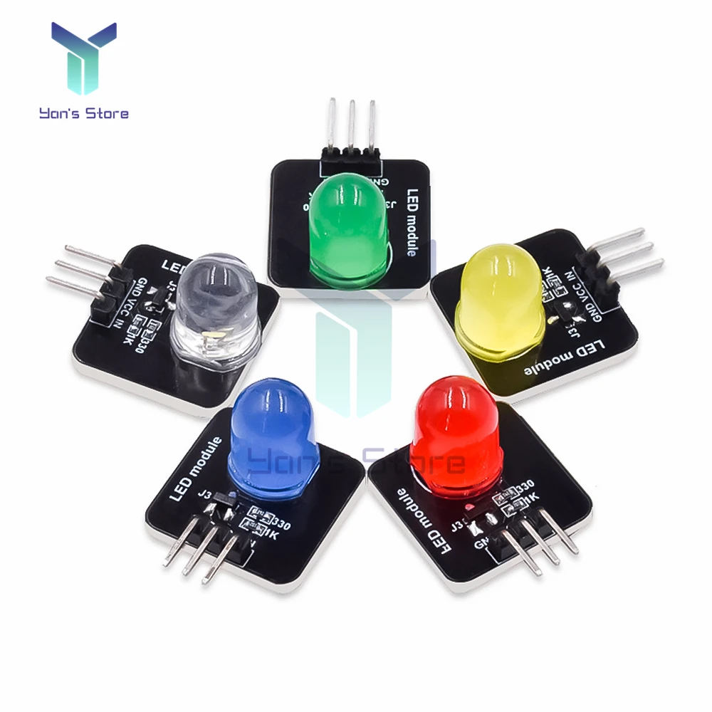 Module-lectroluminescent-DC-3-3V-5V-10mm-indicateur-LED-bloc-de-construction-lectronique ...