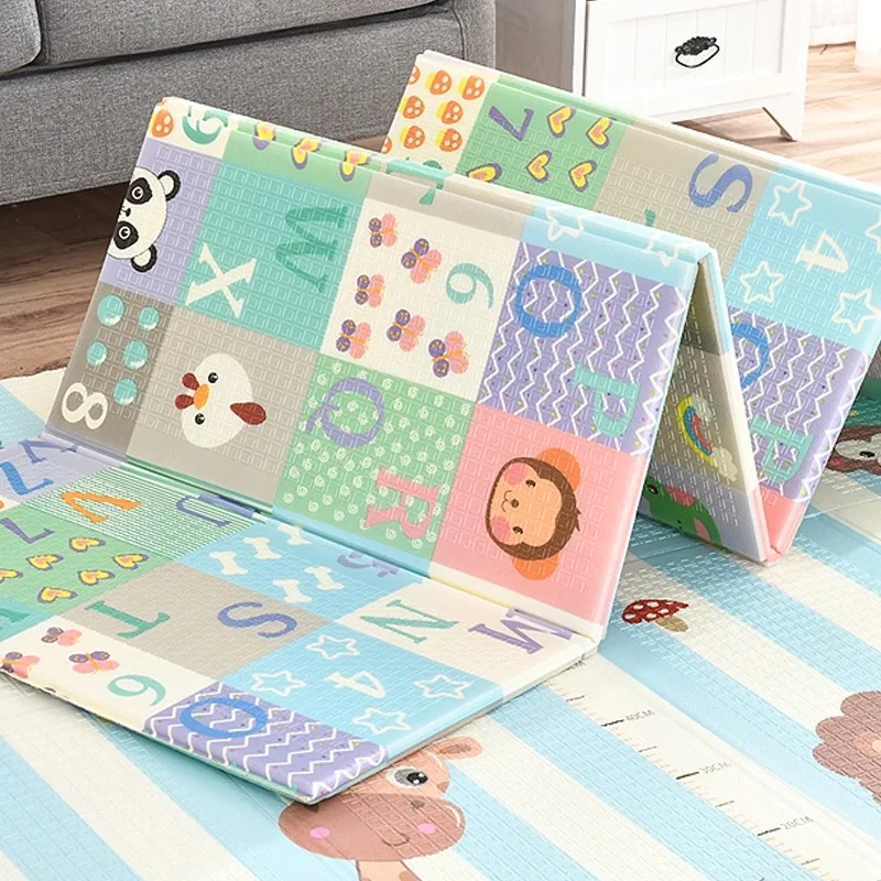 Thickness Baby Play Mat XPE Folding Crawling Mat 200*180cm Thickness ...