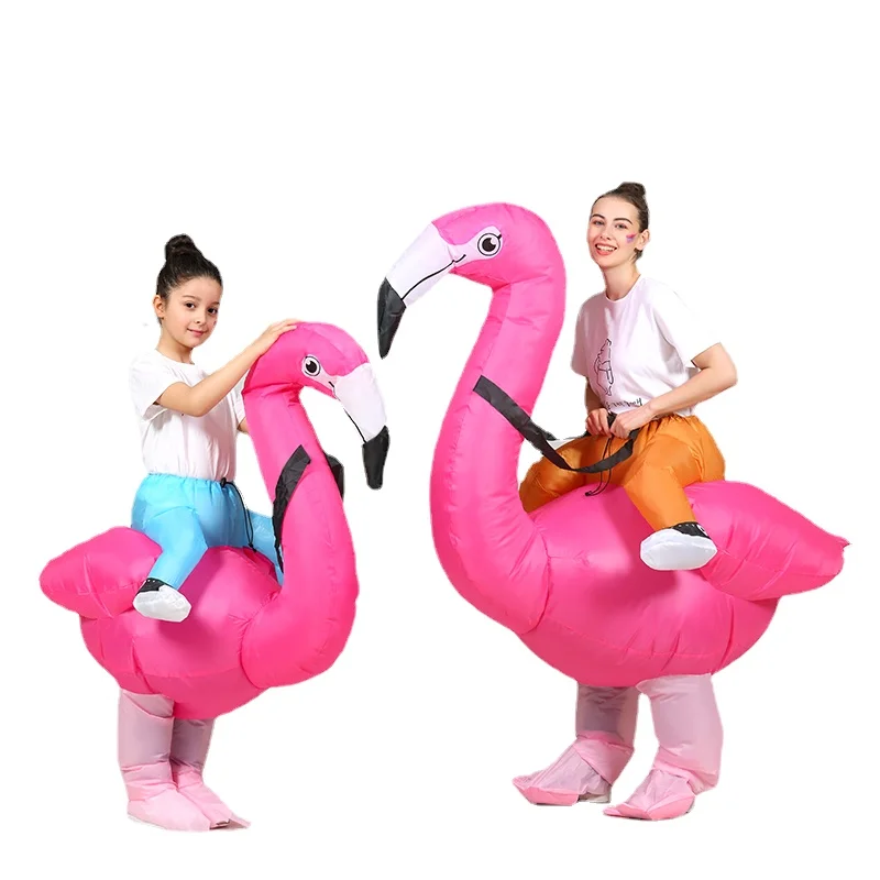 Flamingo-Inflatable-Costume-Christms-Mascot-Halloween-Costume-For-Women ...