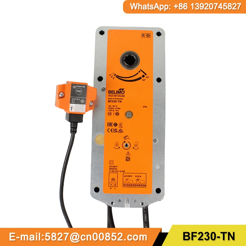 Belimo BF230-TN Spring-return actuator combined with thermoelectric ...