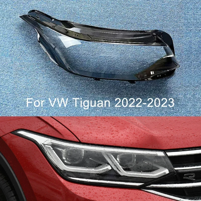 Car Headlight Glass For Volkswagen Tiguan 2022-2023 Replacement Lens ...